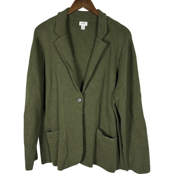 J Crew Schoolboy Sweater Blazer